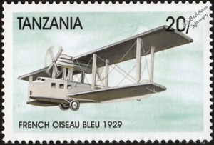 1929 FARMAN F.180 OISEAU BLEU (Bluebird) Biplane Airliner Aircraft ...
