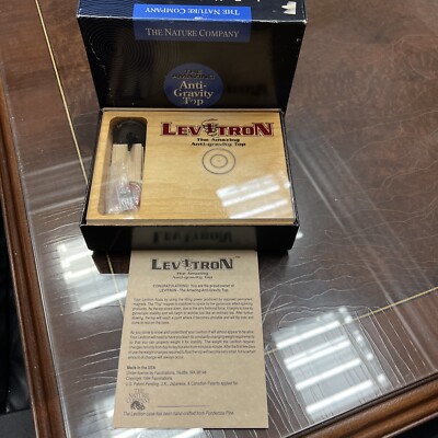 Levitron Nature Company Amazing Anti-Gravity Spinning Top Game Toy 1994 ...