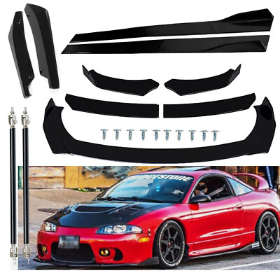 Front Bumper Rear Lip For Mitsubishi Eclipse Spoiler Splitter Side ...