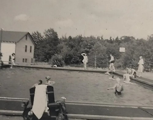 1950s Vintage Photo Greenville, NY The Wheel Inn Hotel Pool View Resort ...