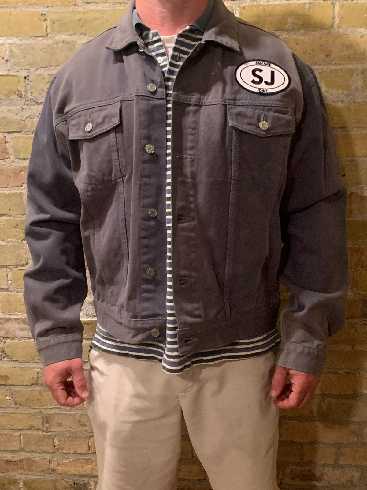 Square Joint Guess Denim Jacket - Gem