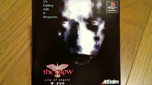 The Crow PlayStation PS1 Aklaim Used Japan Action Game Boxed Tested ...