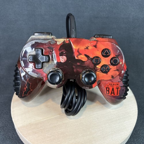 PlayStation 2 - Batman Begins Red Mad Catz Controller - Loose - Tested ...