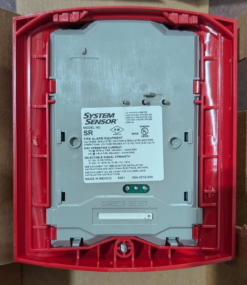 System Sensor SpectrAlert - SR - Strobe Red - MANY AVAILABLE - SAME DAY ...