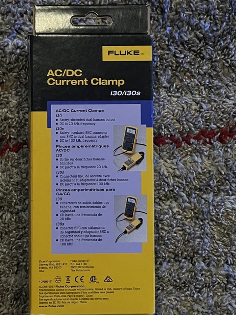 Electrical Fluke I30 Ac/dc Current Clamp for sale online | eBay