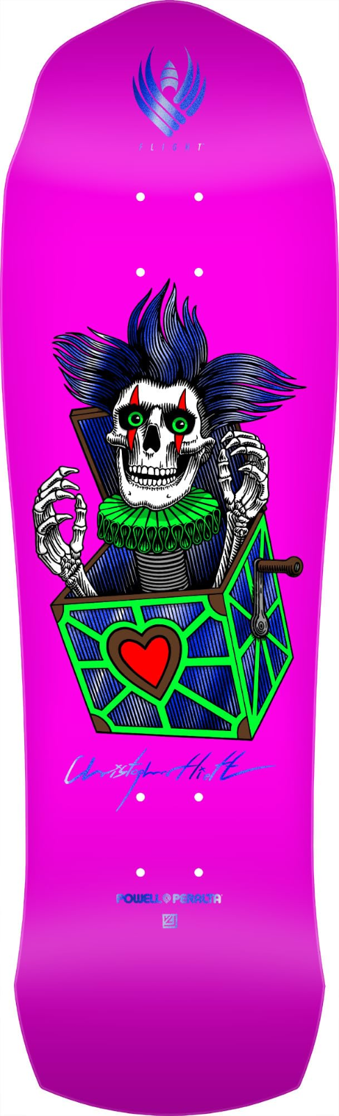 Powell Peralta Chris Hiett Skull 9.5" Pro Flight K26 Shape 310 ...