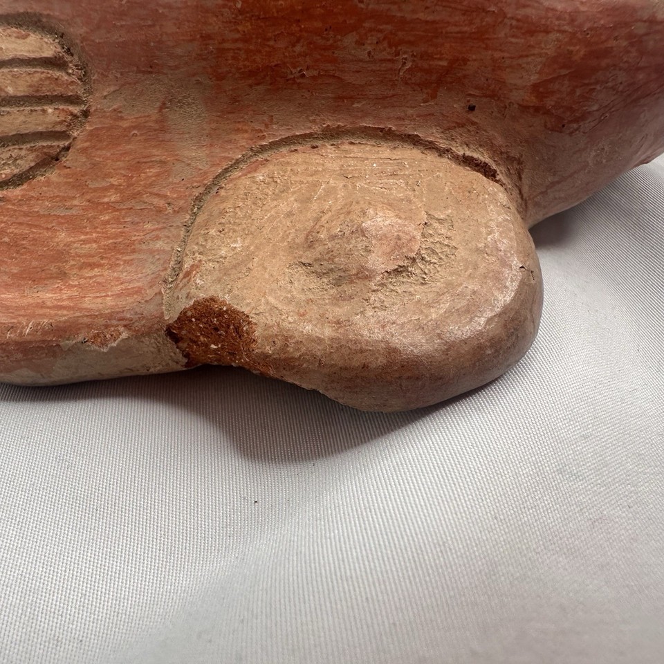 Antique Handcrafted Aztec Mayan Inca Tribal Face Mask Terracotta Clay ...