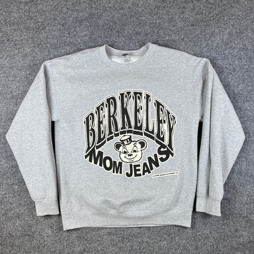 Mom Jeans Sweatshirt Mens M Gray Band Merch American Football Hot ...