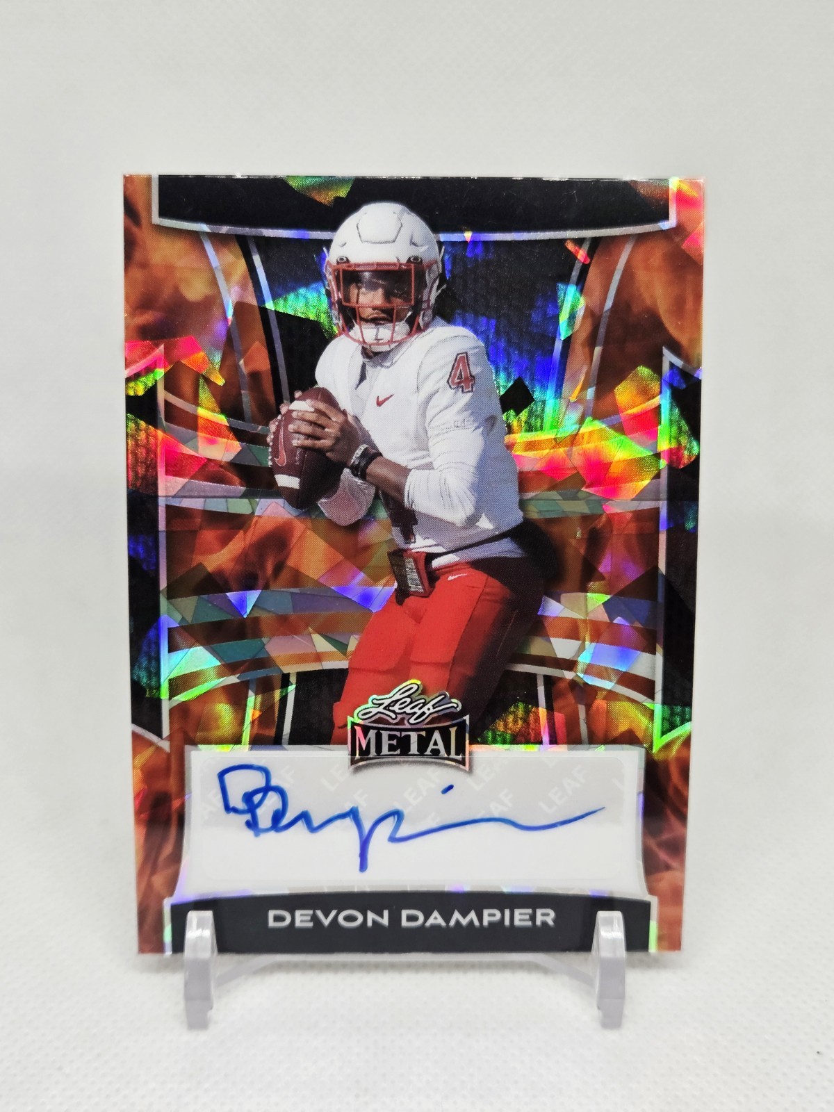 Devon Dampier 2025 Leaf Metal #AF-DD1 Arm Forces - Mojo Fire /1 Price ...