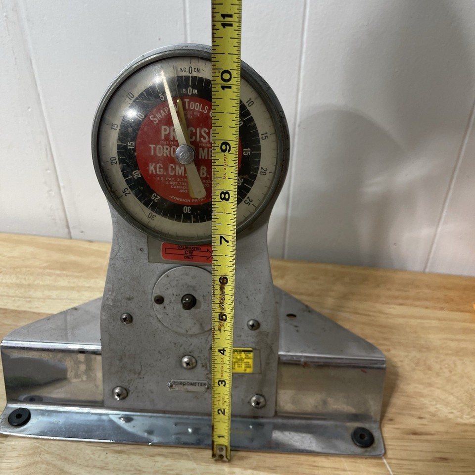 Snap On Vintage Torqometer - Bench Mount - Stationary | eBay