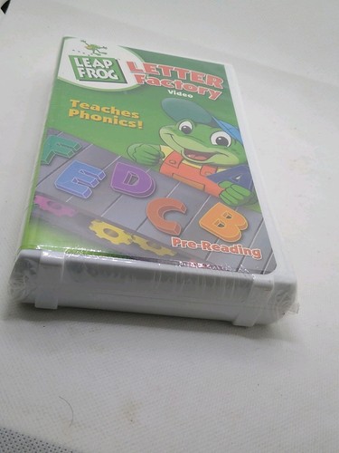 Leapfrog - Letter Factory (VHS, 2003) For Children Ages 2-5 (NEW/SEALED ...