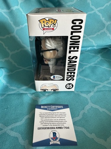 Jason Alexander Signed Autographed KFC Colonel Funko Pop BECKETT BAS ...