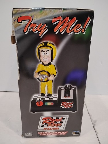 Gemmy Yellow Road Rage Racer Talking Driver Toy Animated Sound & Moves ...