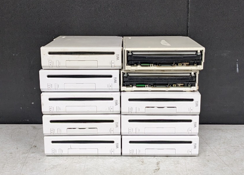 Lot of Nintendo Wii Consoles (For Parts/Repairs) (8 US, 2 JP) | eBay