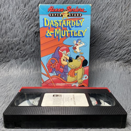 Dastardly & Muttley VHS 1989 Tape Cartoon Hanna Barbera Super Stars ...