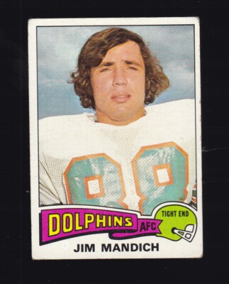 1975 Topps Jim Mandich #48 Miami Dolphins | eBay