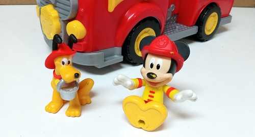 Disneys Mickey Mouse Fire Engine Fire Truck Toy With Lights And Sound ...