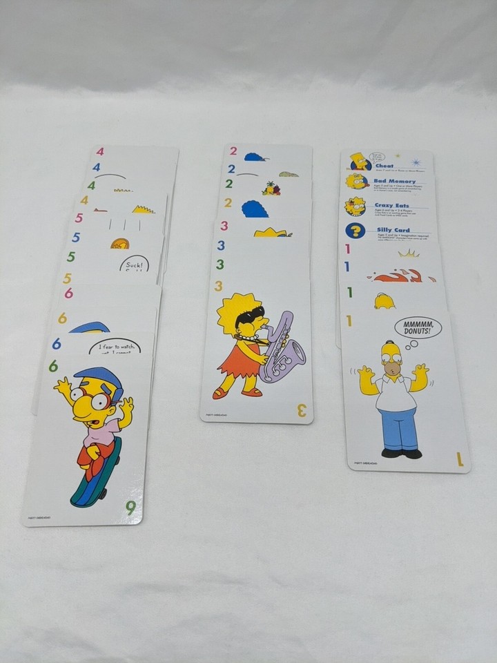 The Simpsons 3 Games In One Bad Memory Cheat Crazy Eats Complete | eBay