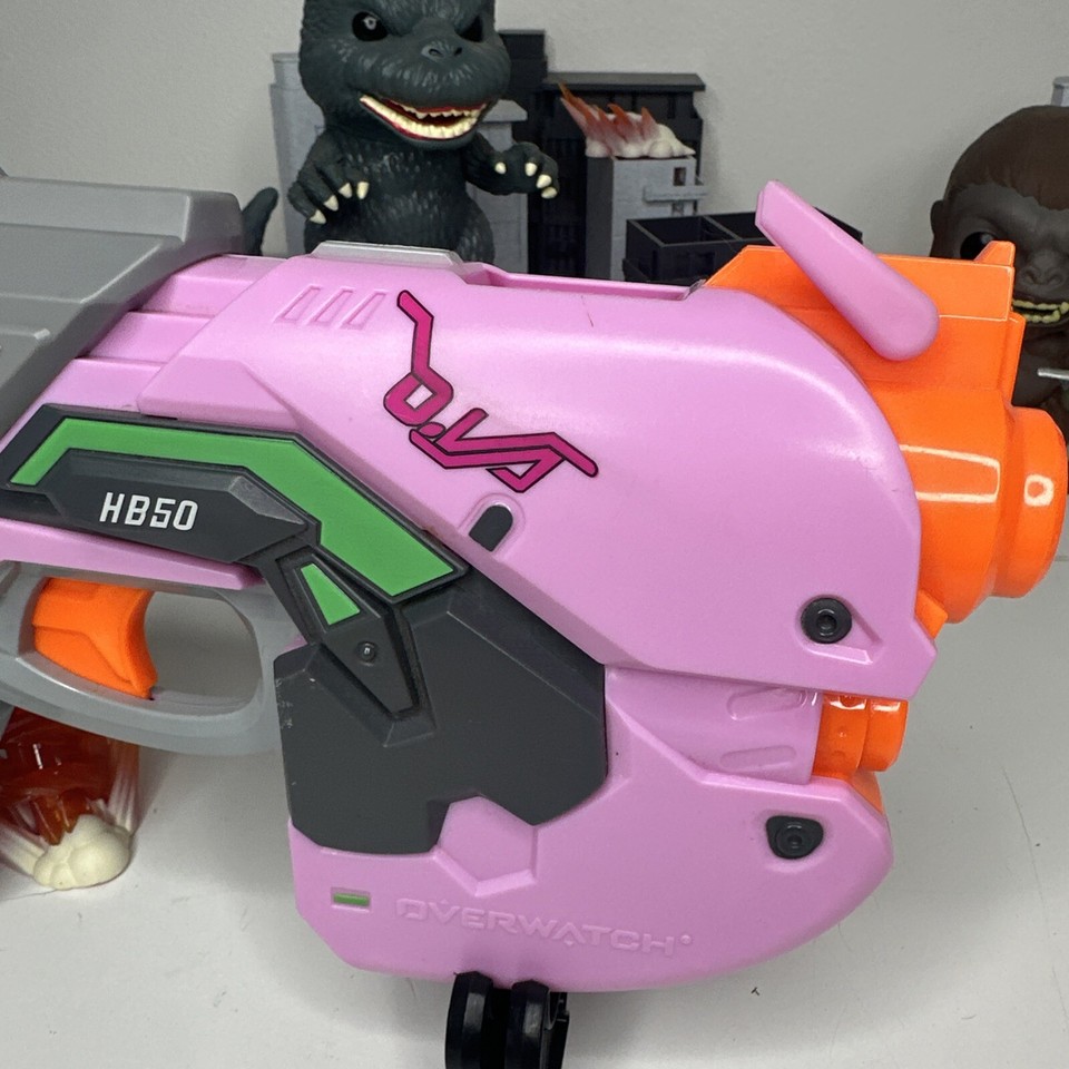 Overwatch D.Va HB50 Blaster - Pink NERF Rival DVA Gun Hasbro Battle ...