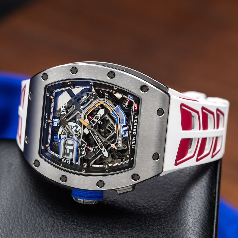 RICHARD MILLE RM30-01 Automatic Declutchable Rotor Titanium Skeleton ...
