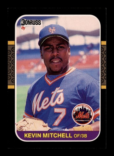 1987 Donruss #599 Kevin Mitchell Rookie RC New York Mets | eBay