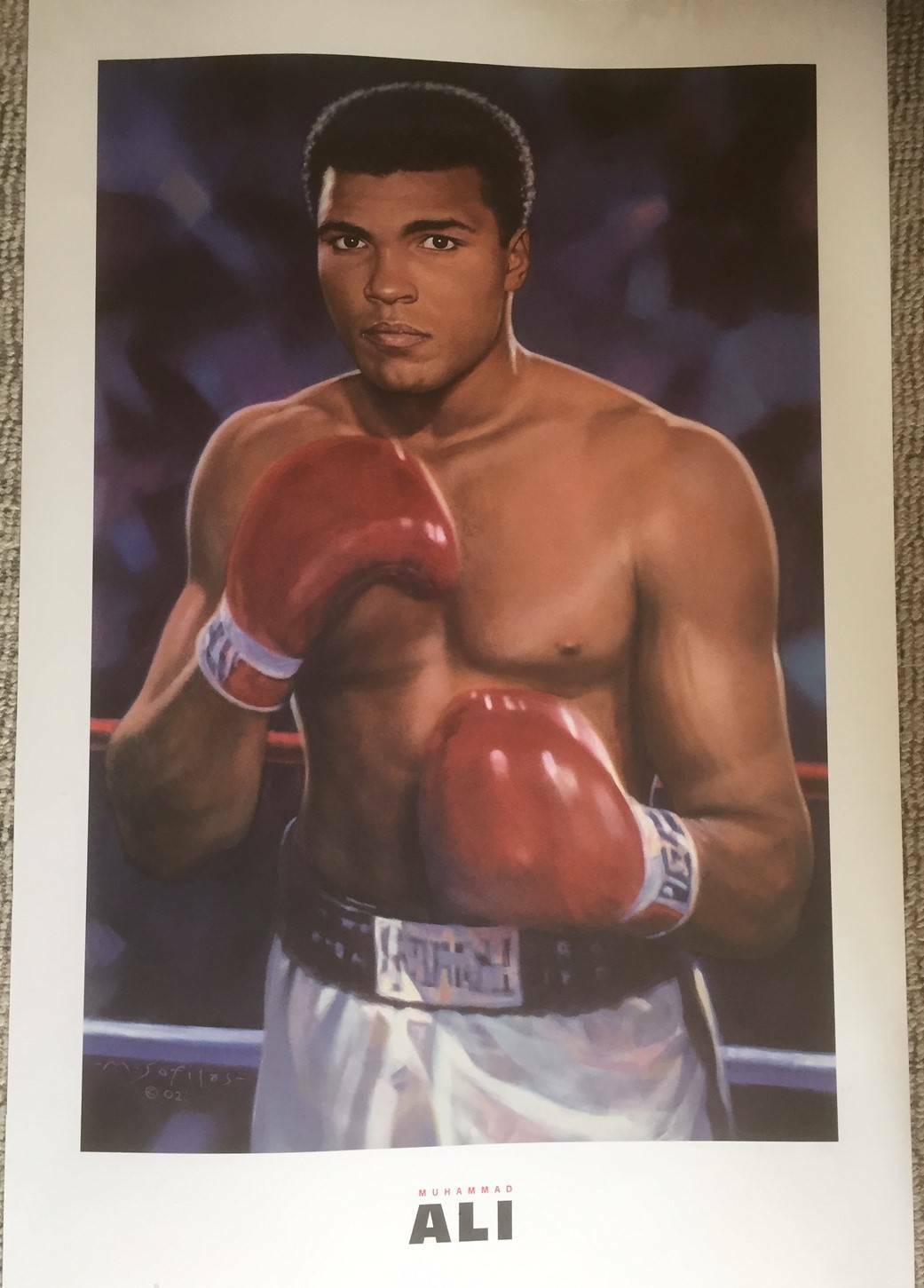 Large Poster Mohamed Ali 590x880 | eBay Australia