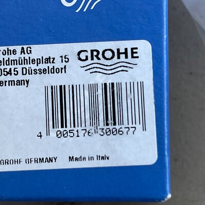 Grohe AG 42235000 Discrete Functions Plumbing Fixture Fitting Angle ...