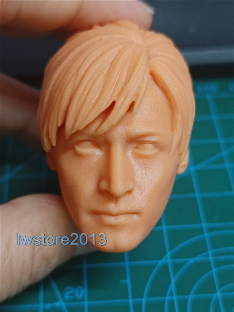1/12 Asian Man Hu Ge Head Sculpt Carved For 6" Male Action Figure Body ...