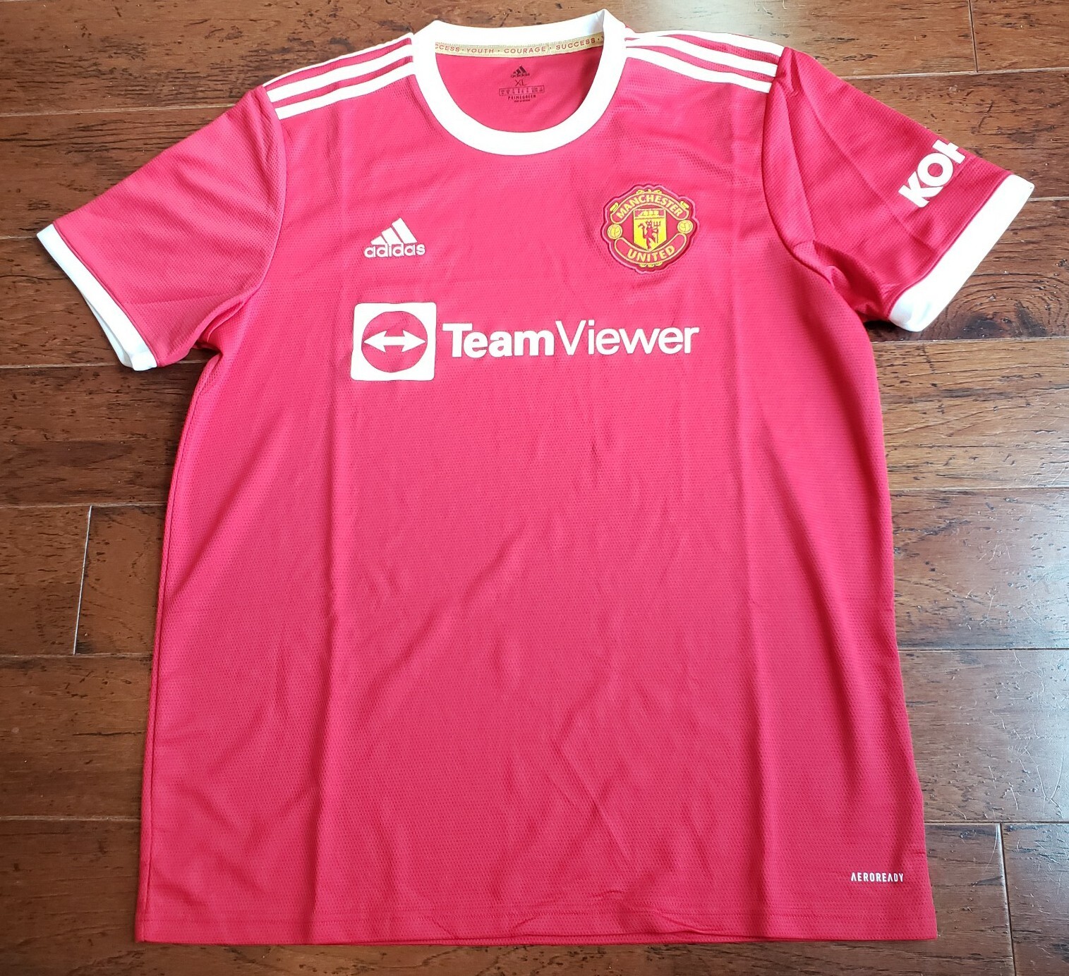 adidas+2021%2F22+Manchester+United+Home+Men%27s+Jersey+-+Red%2C+Size%3A ...