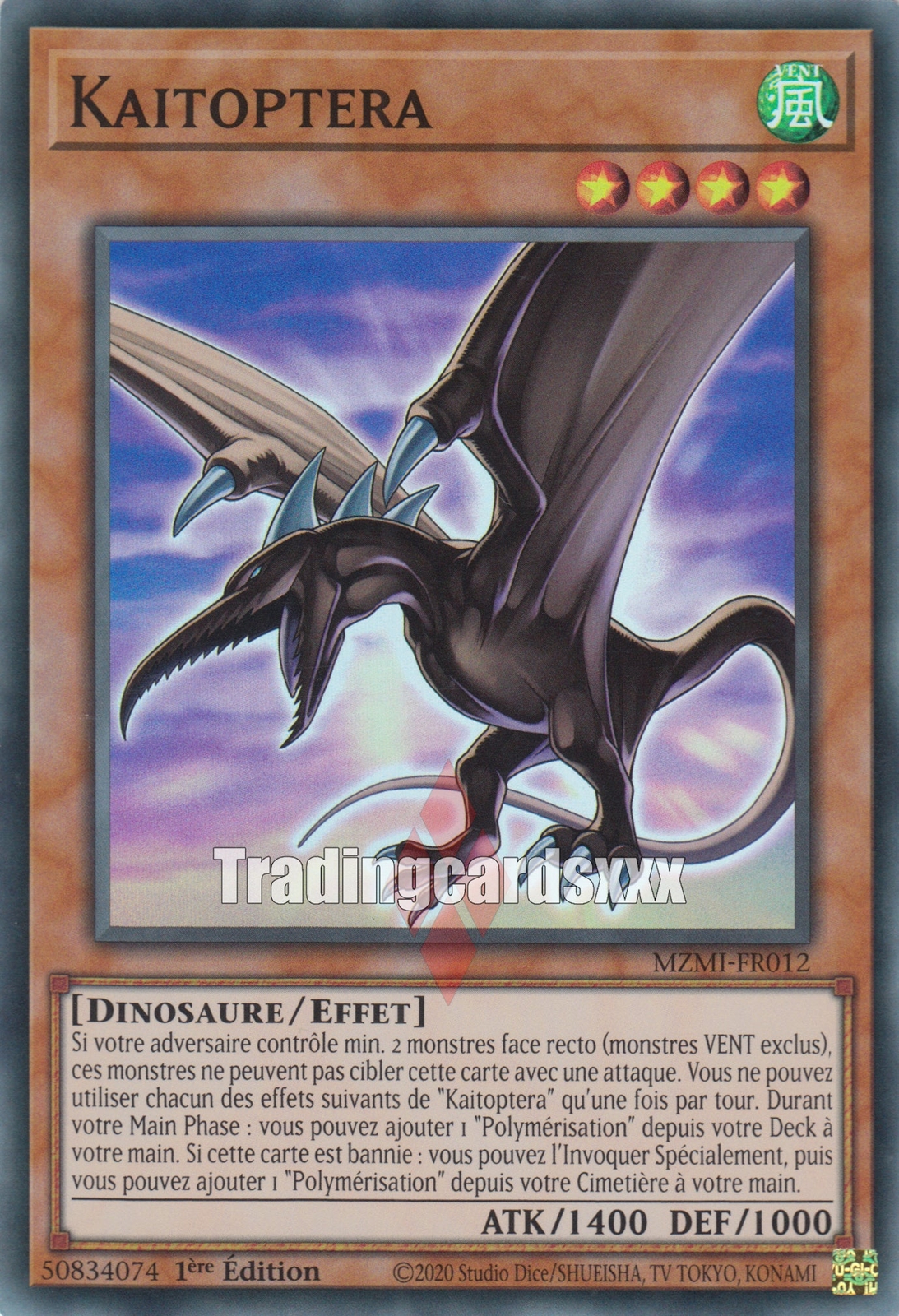 Yu-Gi-Oh! Kaitoptera : SR MZMI-FR012 | eBay