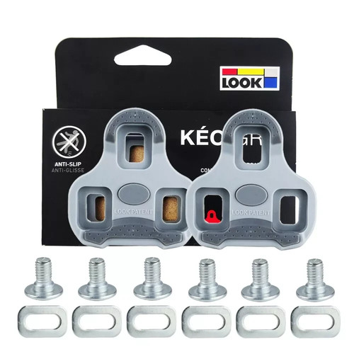 LOOK KEO New Anti-Slip Grip Cleat Grey 4.5˚Float Road Bike Pedal Cleats ...