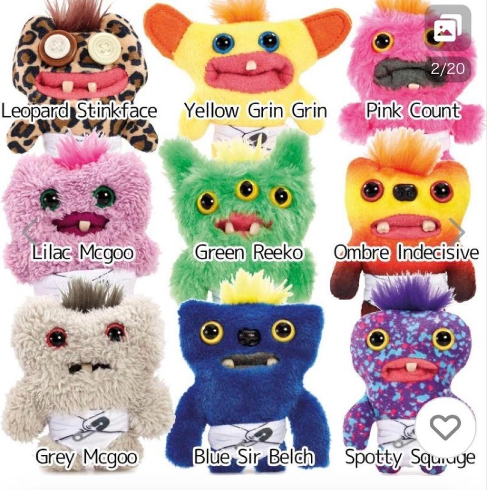 Fuggler Baby Fugg S1 Plush Mascot Collection Complete Set of 9 | eBay