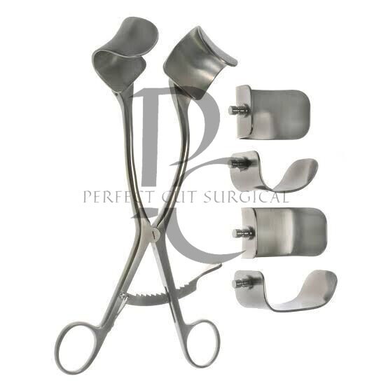 Kolbel Retractor Complete Set, 6 Blades German Orthopedics Surgical ...