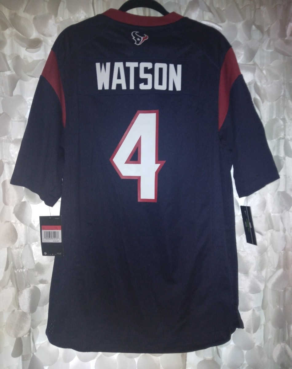 Nike On Field Deshaun Watson #4 Houston Texans Jersey NFL Football