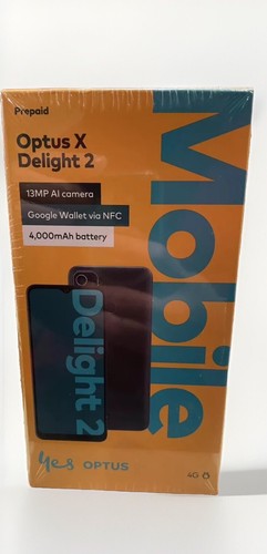 Optus X Delight 2 ZTE A53 Black 32GB 4G 6.52” 13 MP 2GB NEW Sealed Aus ...