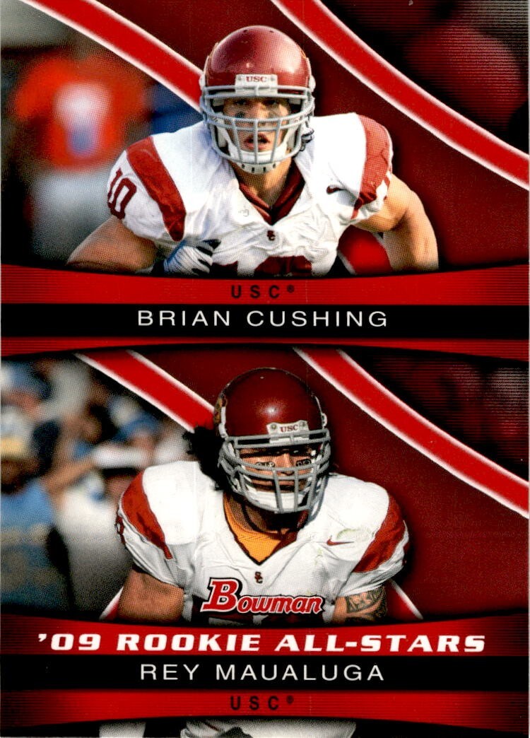 2009 Bowman Draft Picks Brian Cushing Rey Maualuga #ASC7 Rookie RC | eBay