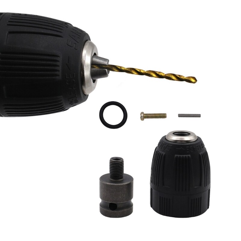 3/8-24UNF Thread Drill Bit Adapter 1/2" Square Socket Adaptor For ...