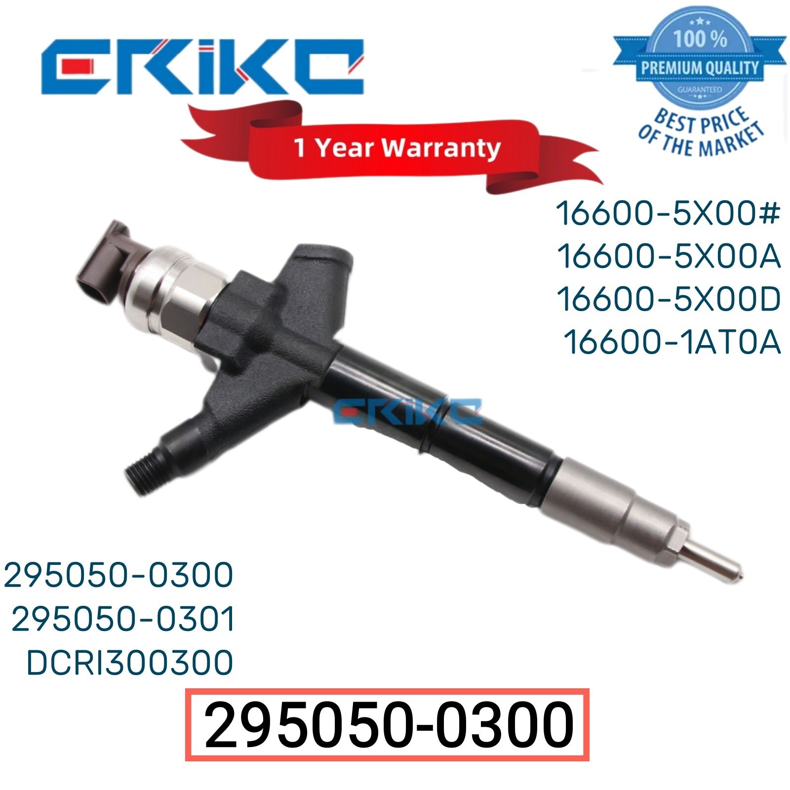 295050-0300 Diesel Injector Parts 295050-0301 16600-5X00A 16600-5X00D ...
