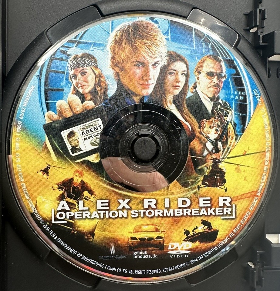 Alex Rider Operation Stormbreaker DVD Widescreen Ewan Mcgregor Mickey ...