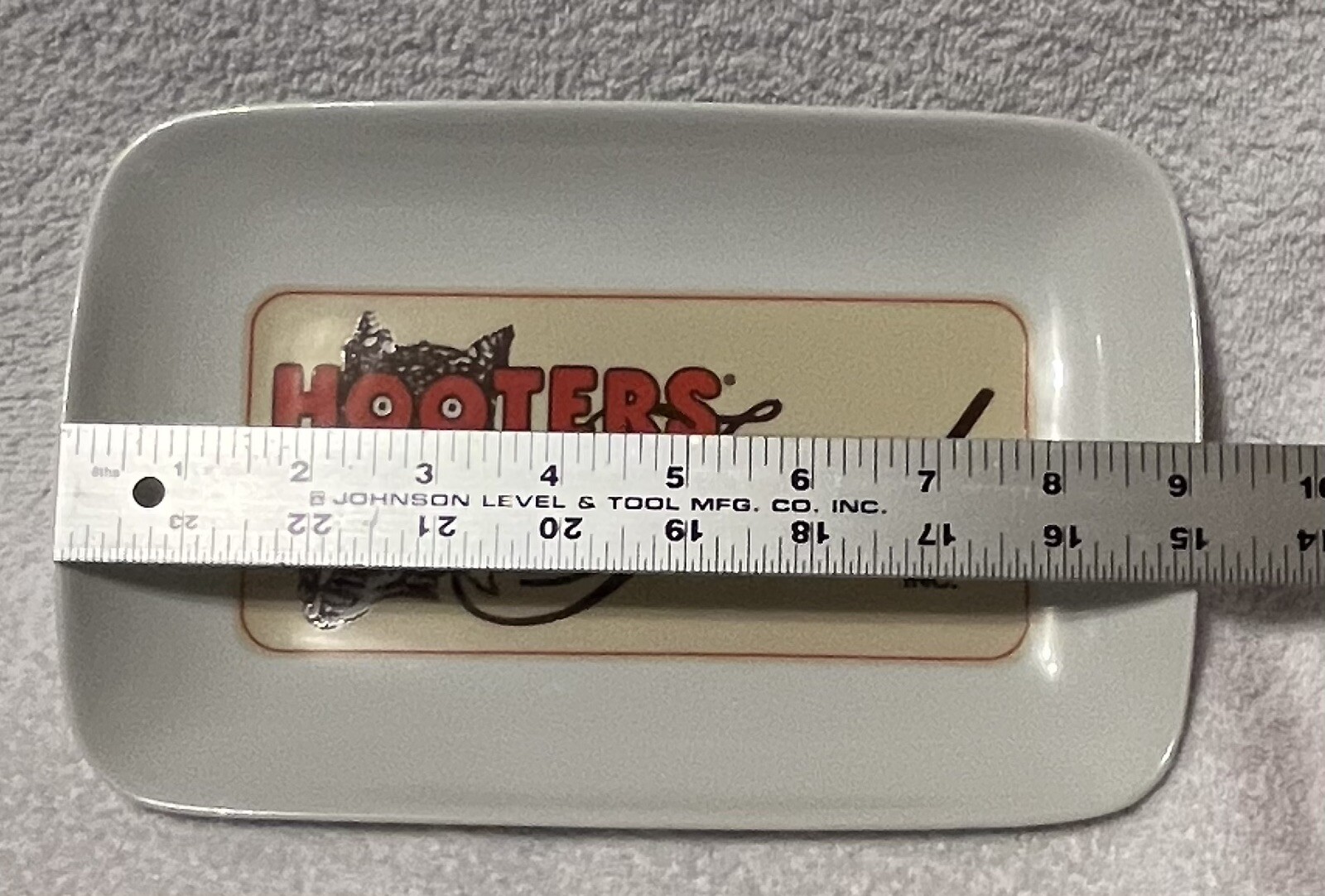 Hooters Foods Inc Ceramic Appetizer Plate Restaurant Serving Tray Dish ...