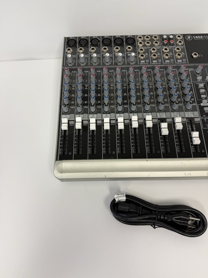 14 Channel Mackie 1402-VLZ3 Mic/Line Mixer Tested | eBay