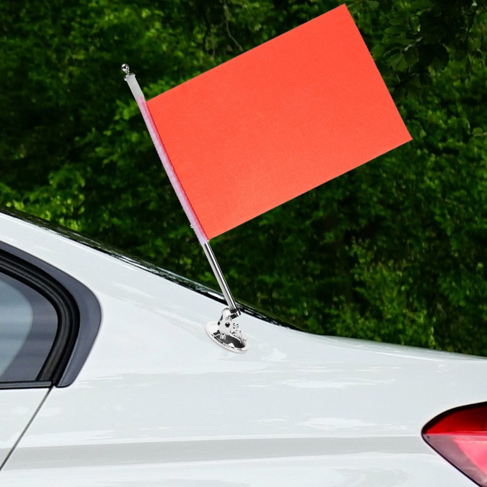 Flag Pole Car Flagpole Flag Holder Suction Cup Flag Pole For Vehicle ...