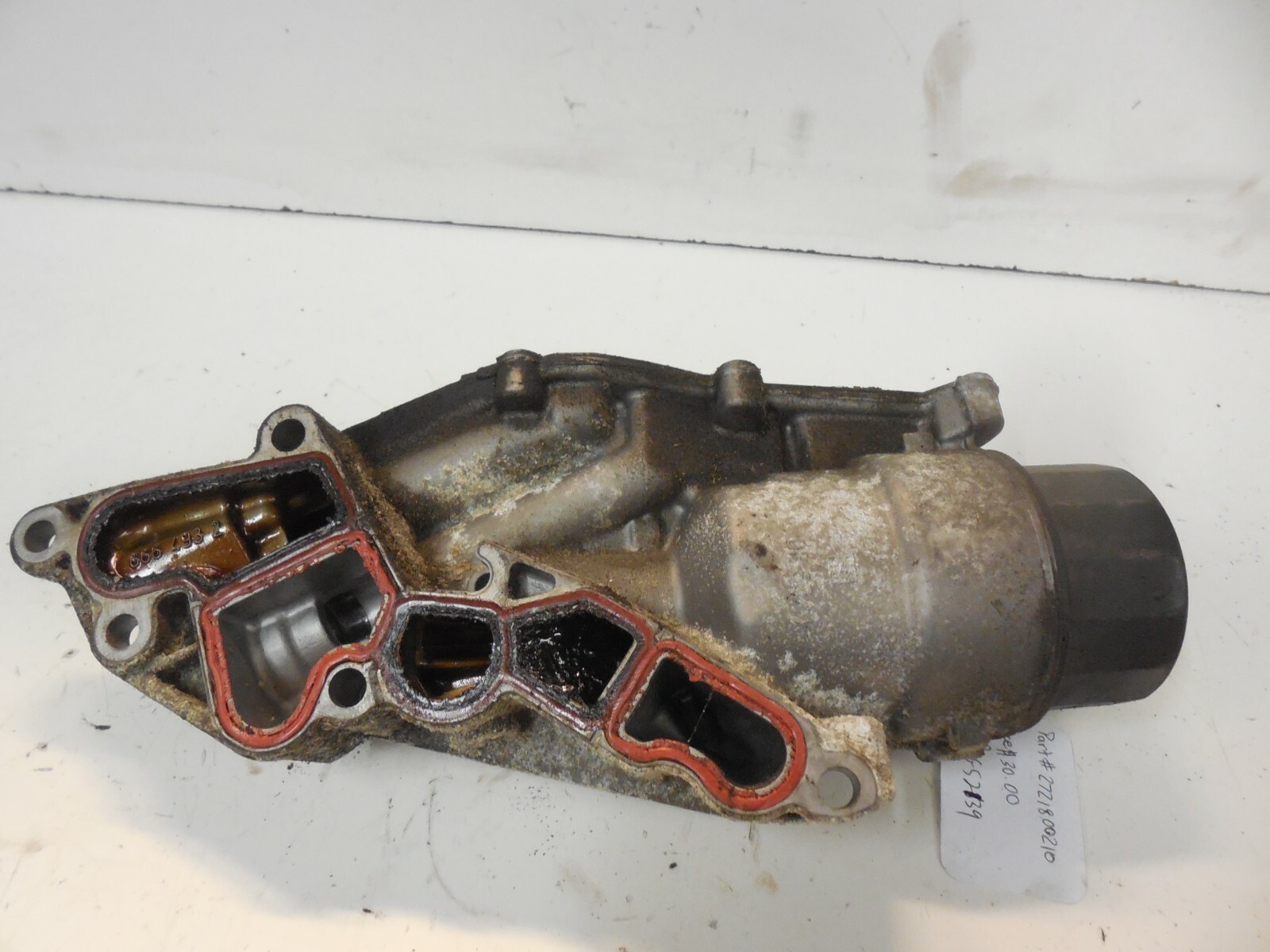 05-11 Mercedes M272 Engine Oil Cooler Filter Housing 2721800210 | eBay