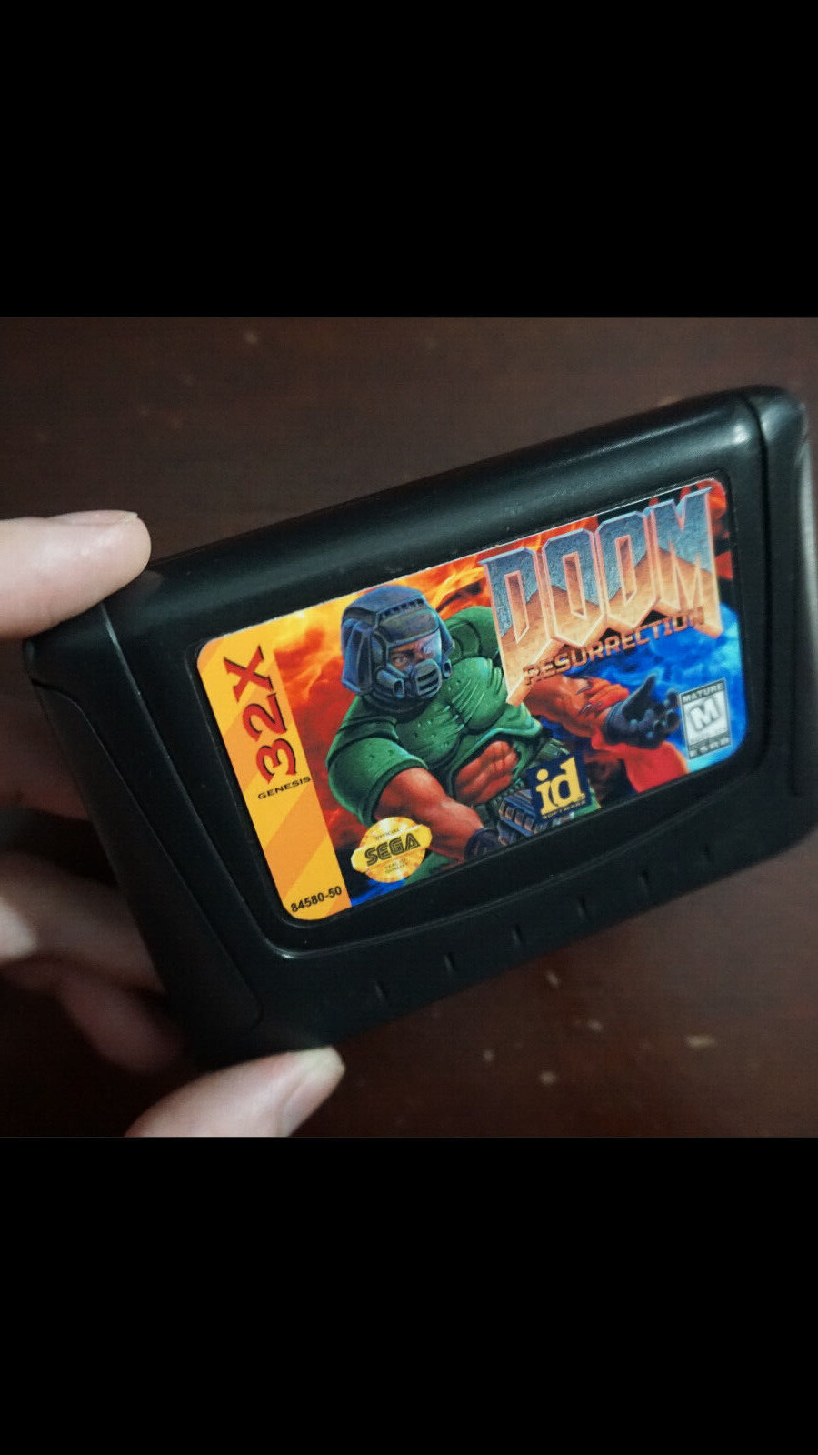 Doom Resurrection 2.2b (Sega 32X, 1994) High Quality Cart Details In ...