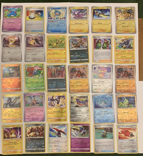 Pokemon Reverse Holo 50 Reverse Holo Cards SEE Description NM | eBay