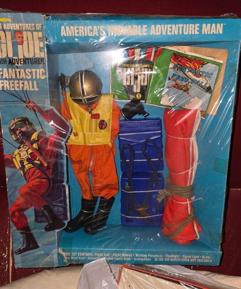 Vintage GI Joe Fantastic Freefall Complete In Original Box Sealed Htf ...