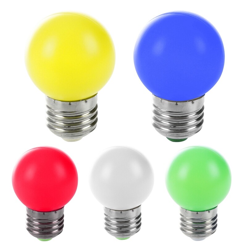 E27 LED Light Warm Red Bulb Plastic Bulb (0.5W , Red) I9X17441 | eBay
