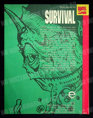 Feud Marvel Epic Comics 1993 Trade Print Magazine Ad Poster ADVERT Mike ...