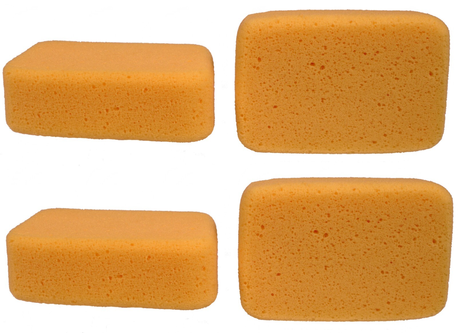 Pack of 4 Sponges for Painting, Crafts, Grout, Cleaning, Synthetic, 7 ...
