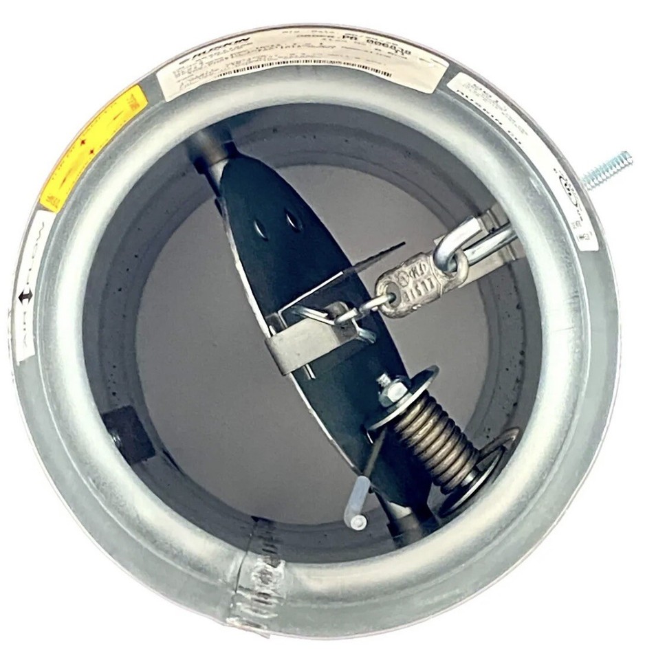 Ruskin FDR25 Galvanized Steel 8” Round Fire Damper - Dynamic Systems ...